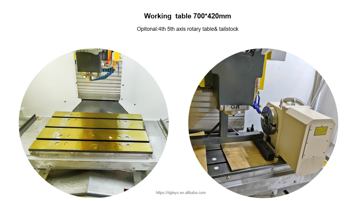 LEYO T600 Compact Machining Center Vertical Machining Center Fanuc ...